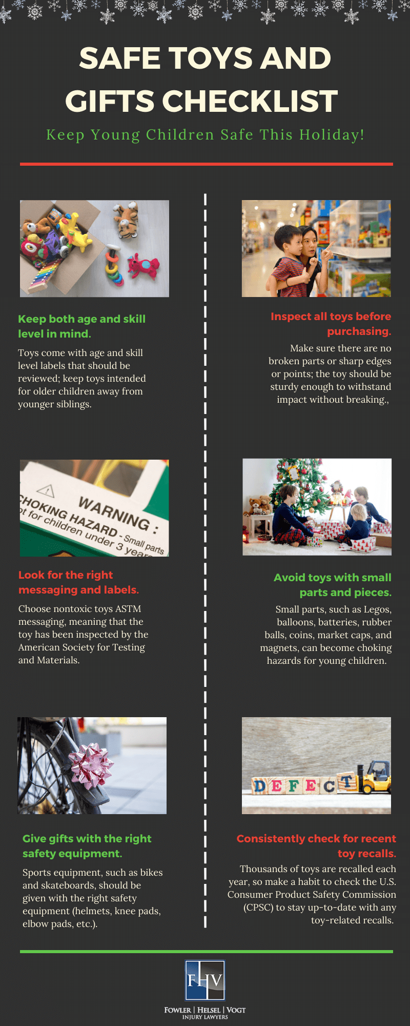 December is Safe Toys and Gifts Month